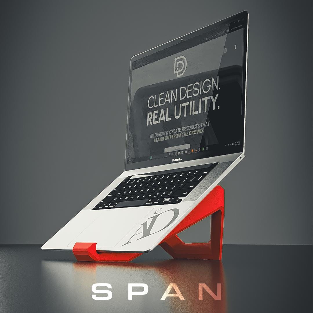 SPAN Multi-device Holder for Laptop Tablet Phone | Minimal Desk ...