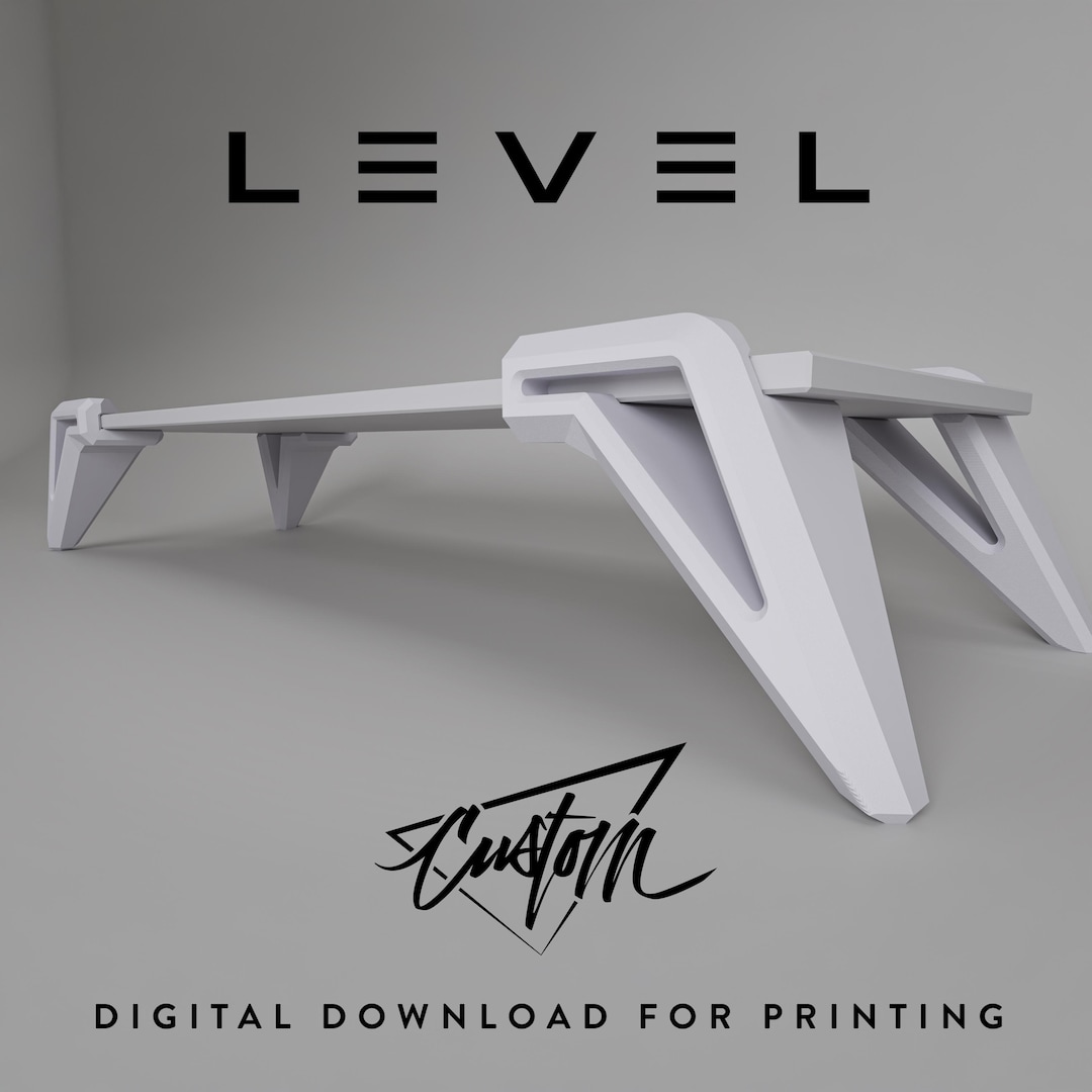 3D Printed Monitor Riser Legs | Minimalist Shelf Support (3MF Digital ...