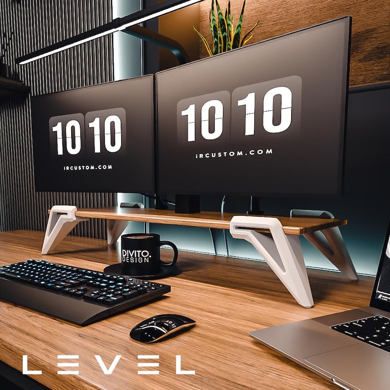 3D Printed Monitor Riser Legs | Minimalist Shelf Support (3MF Digital ...