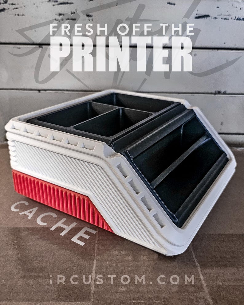 Modular 3D Printed Desk Organizer: Customizable Tech Storage - Etsy