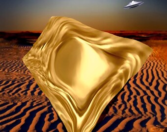 Liquid Gold Print - Etsy