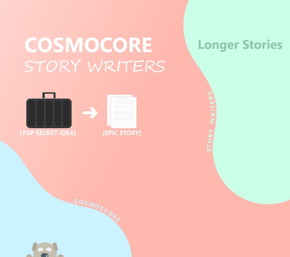 Cosmocore Story Writers We Write Stories From Your Ideas. for - Etsy