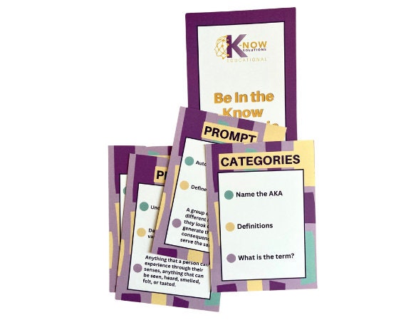 Be in the Know ABA Trivia Card Game - Etsy