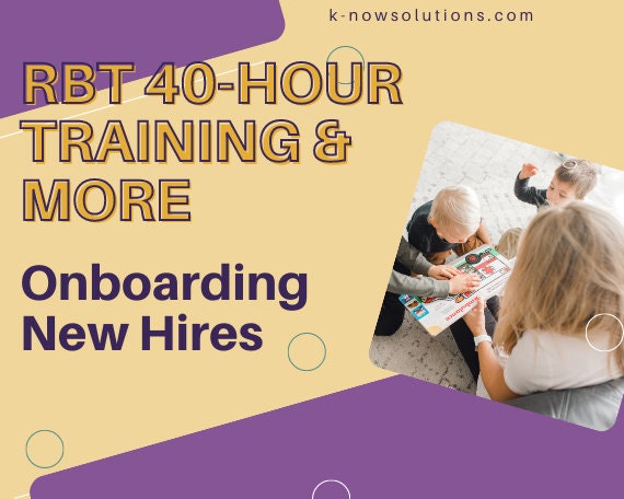 RBT 40 Hour Training & More: Package for Onboarding New Hires - Etsy
