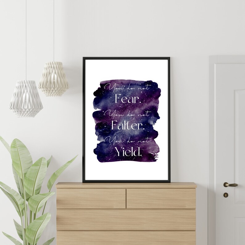 ACOTAR Book Quote Print DIGITAL DOWNLOAD Sarah J Maas - Etsy