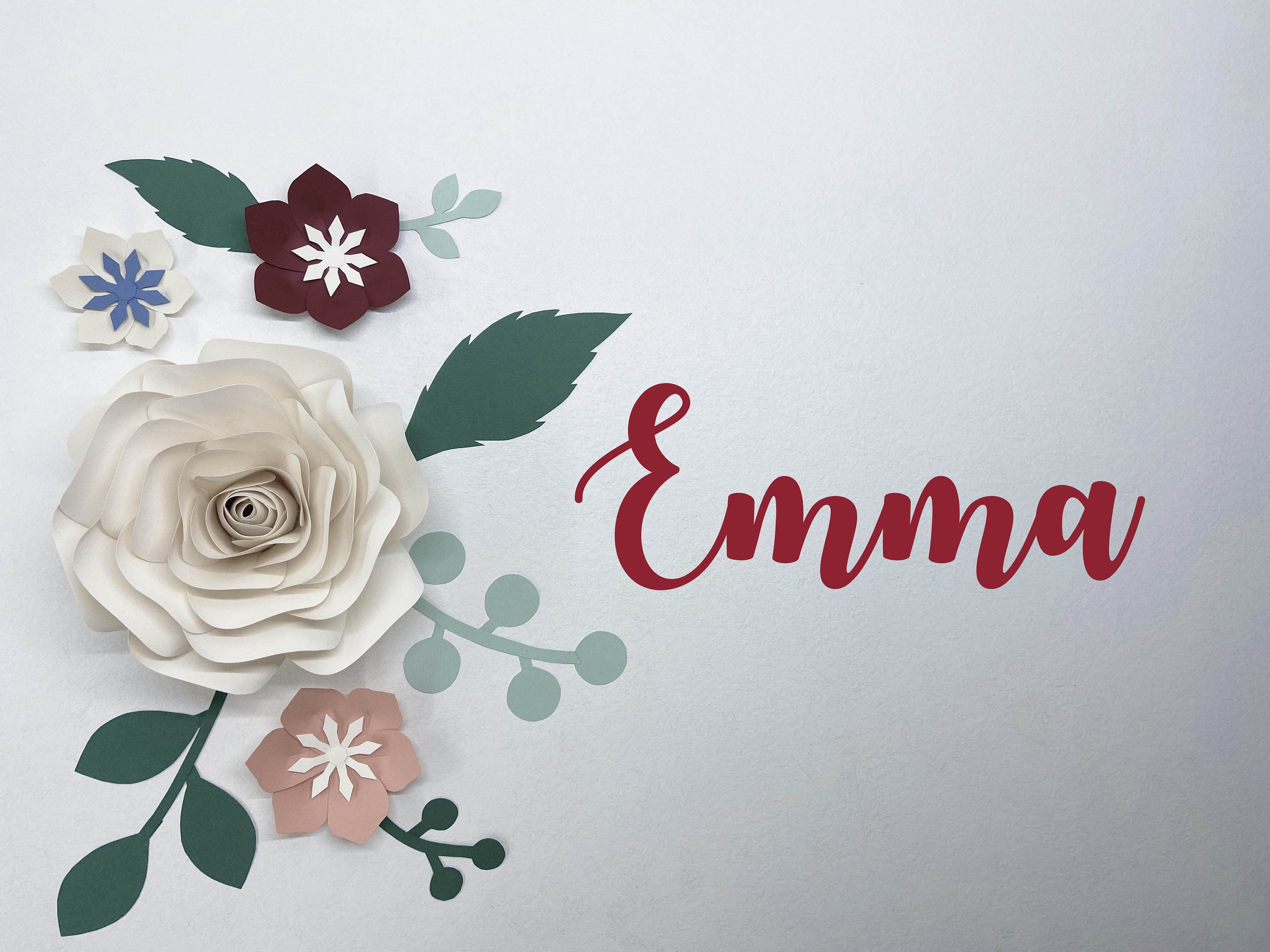 Paper Flowers Easy Paper Flower Tutorial Paper Flower Templates DIY ...
