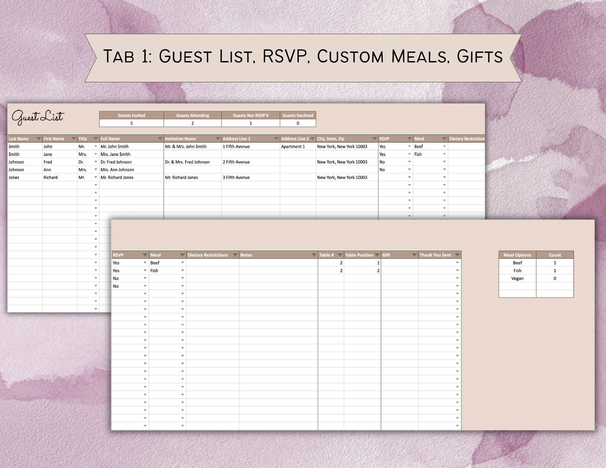 Wedding Guest List Spreadsheet Wedding Seating Chart Template Excel ...
