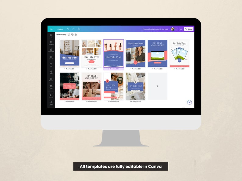 Pinterest Profile Starter Kit, Pinterest Board Covers, Pinterest ...