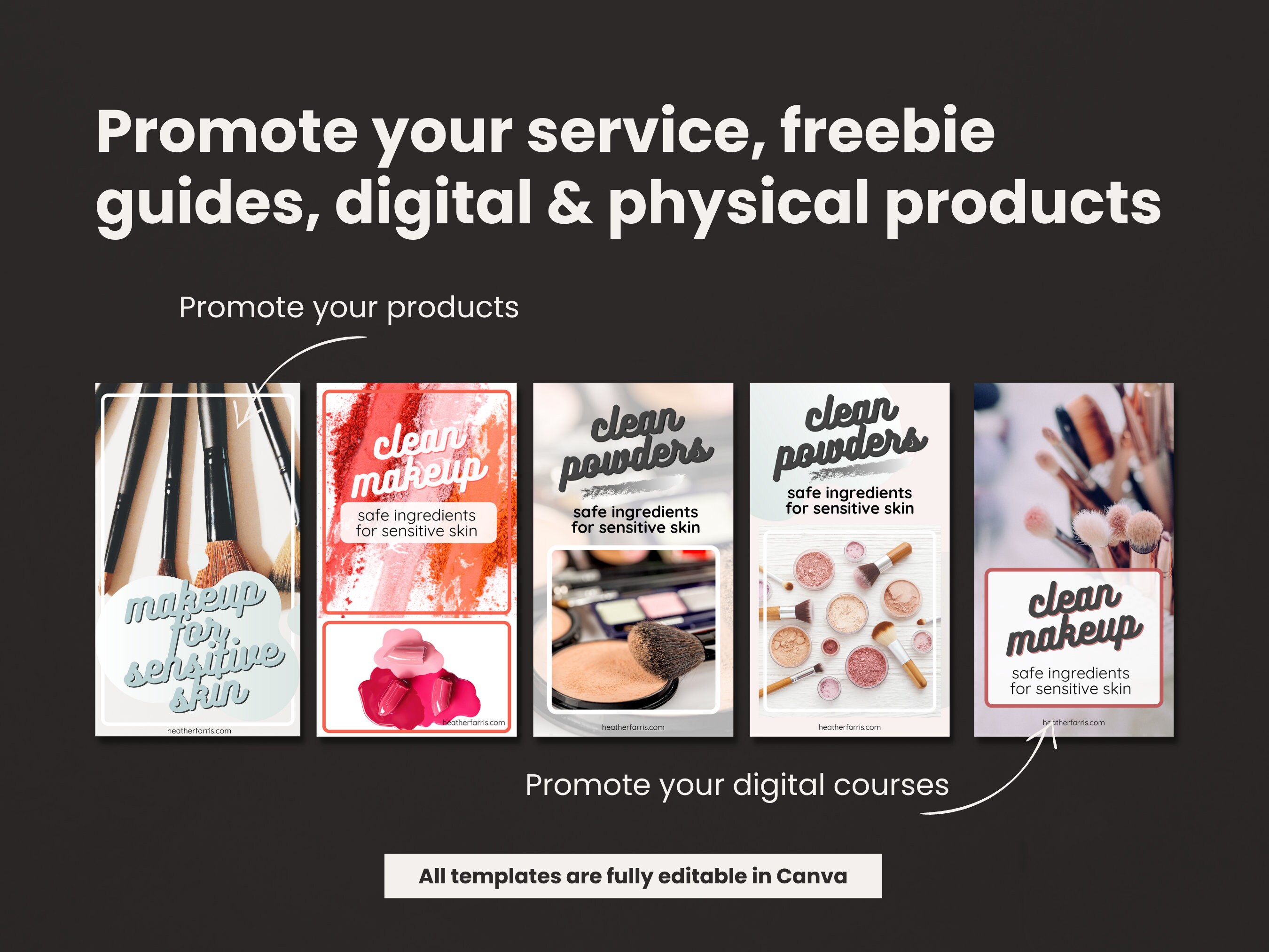 Pinterest Pin Templates for Canva Templates Perfect for Product Sellers ...