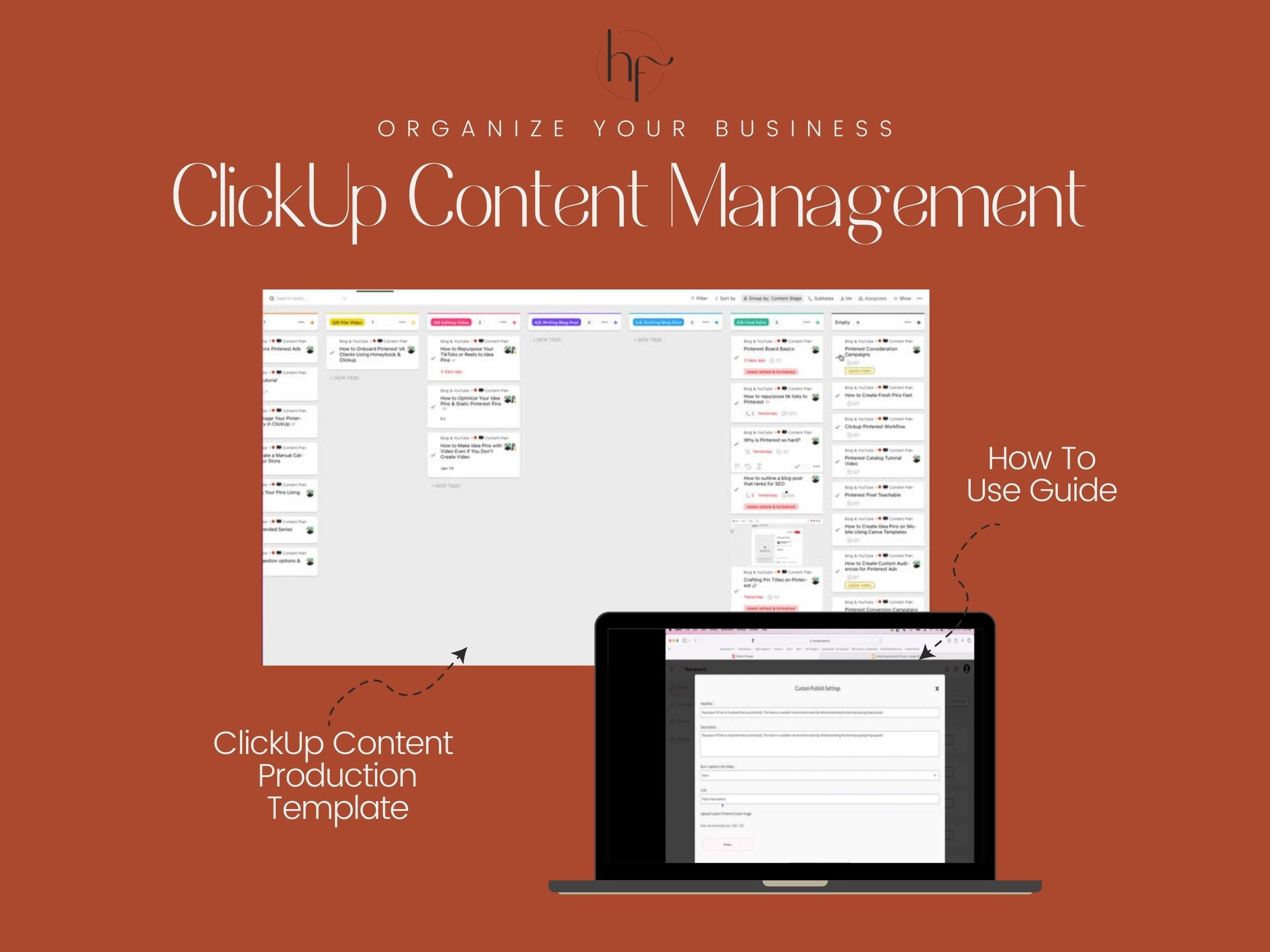 Content Planning Clickup Templates, Content Planning System, Content ...
