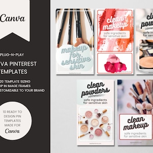 Pinterest Pin Templates for Canva Templates Perfect for Product Sellers ...
