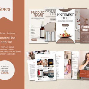 Pinterest Ads Guide + Pinterest Ads Templates for Canva - Learn How to ...