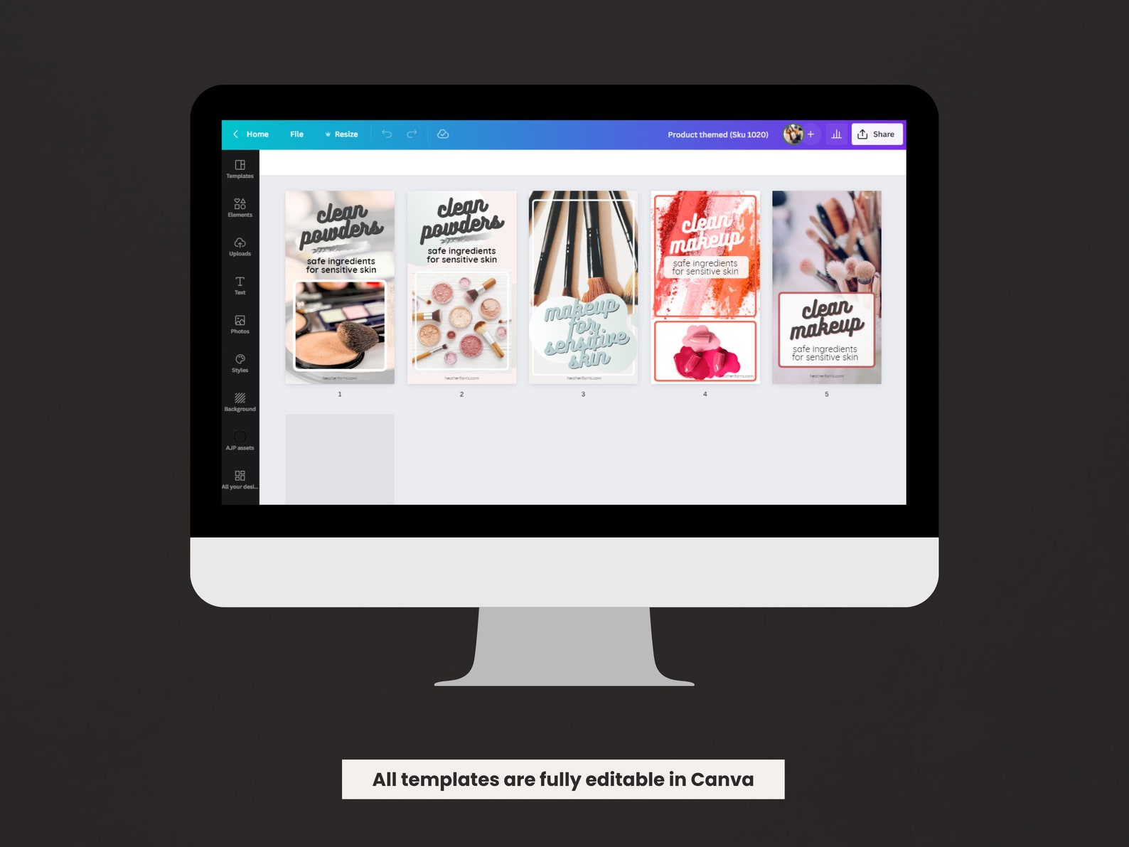 Pinterest Pin Templates for Canva Templates Perfect for Product Sellers ...