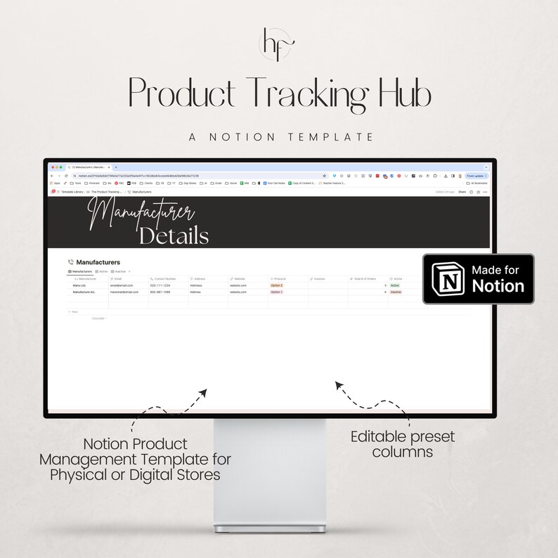 Notion Product Management OS Hub for Physical/digital Product Sellers ...