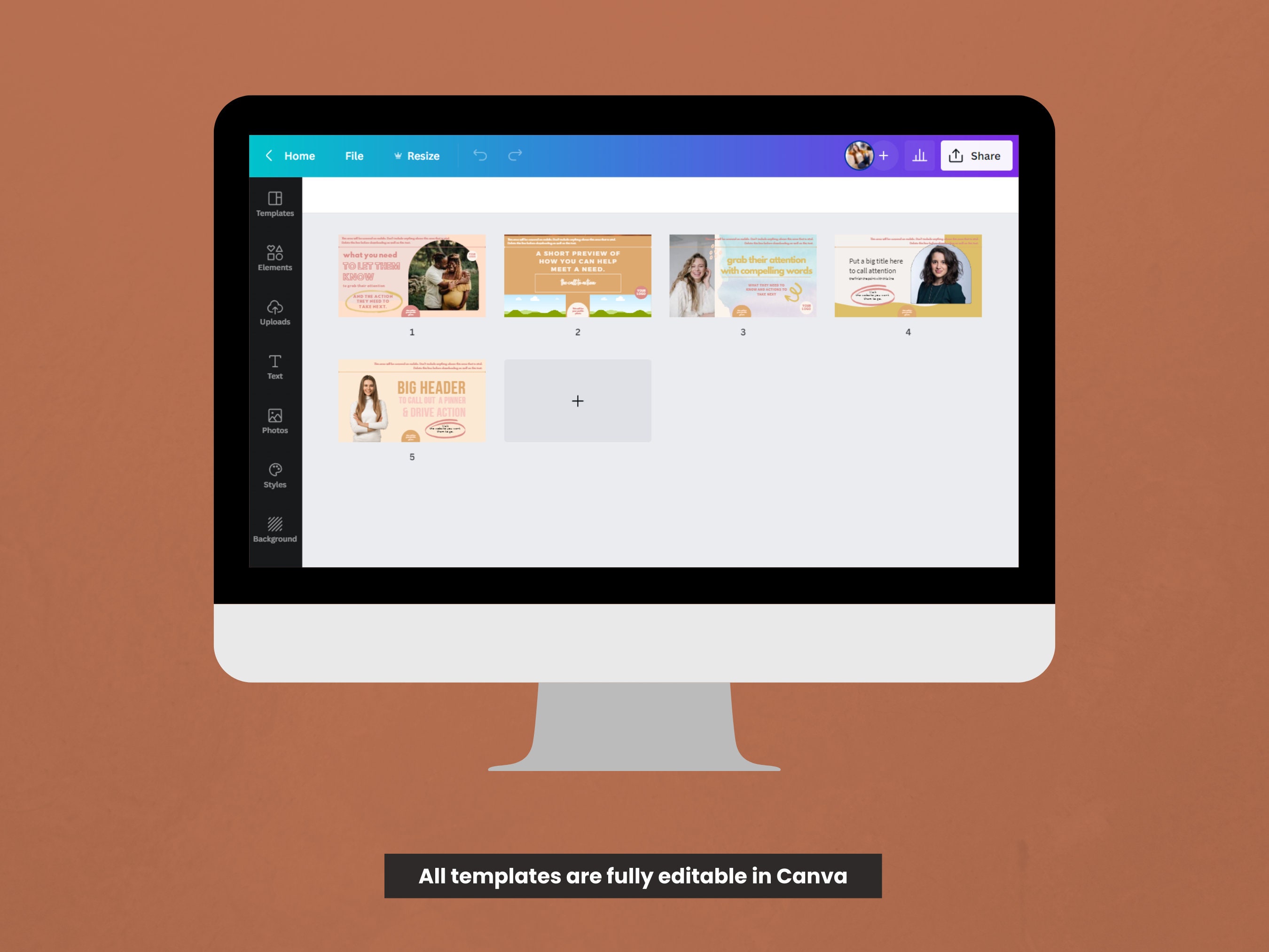 Pinterest Profile Banner Templates Brand Your Pinterest Profile With ...