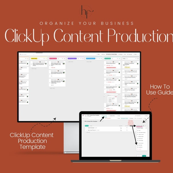Clickup Planner Template - Etsy