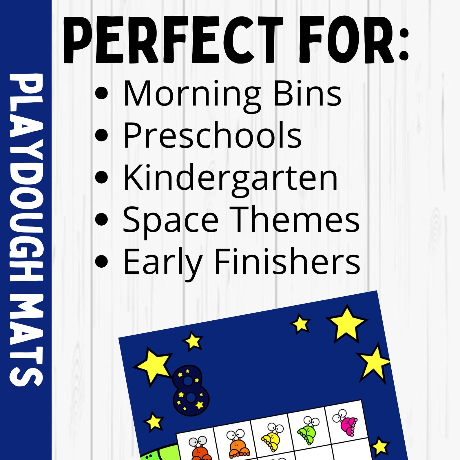 Space Number Recognition Playdough Mats 1 - 10 With Task Cards, Fine ...