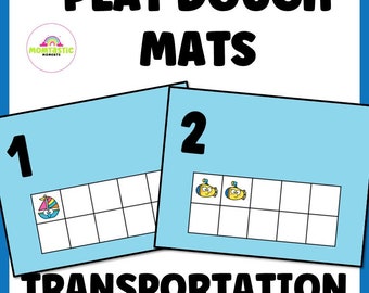 Space Number Recognition Playdough Mats 1 - 10 With Task Cards, Fine ...