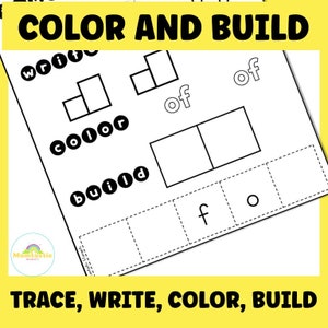 Lets Learn Sight Words, Sight Word Worksheets, Kindergarten First 100 ...