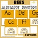 Alphabet Posters Cute Bee and Rainbow Theme Classroom Decor - Etsy