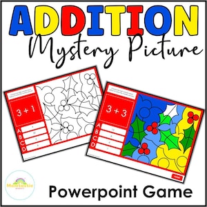 Addition Within 10 Powerpoint Game, Christmas Theme, Math, Mathematics ...