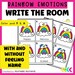 Rainbow Emotions Write the Room Activity, Kindergarten, Pre-k ...