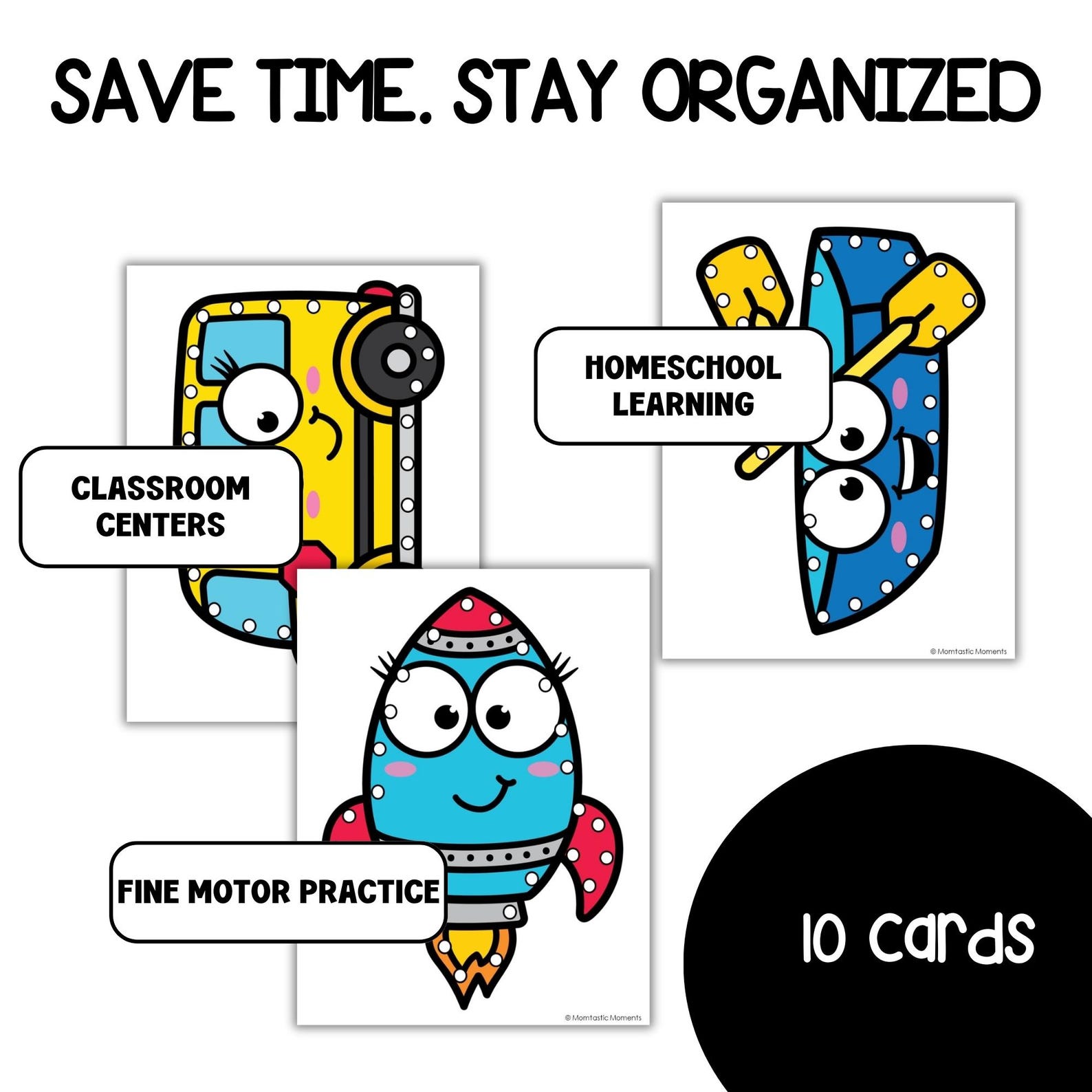 Transportation Lacing Cards – Fine Motor Skills, Busy Bag Activity ...