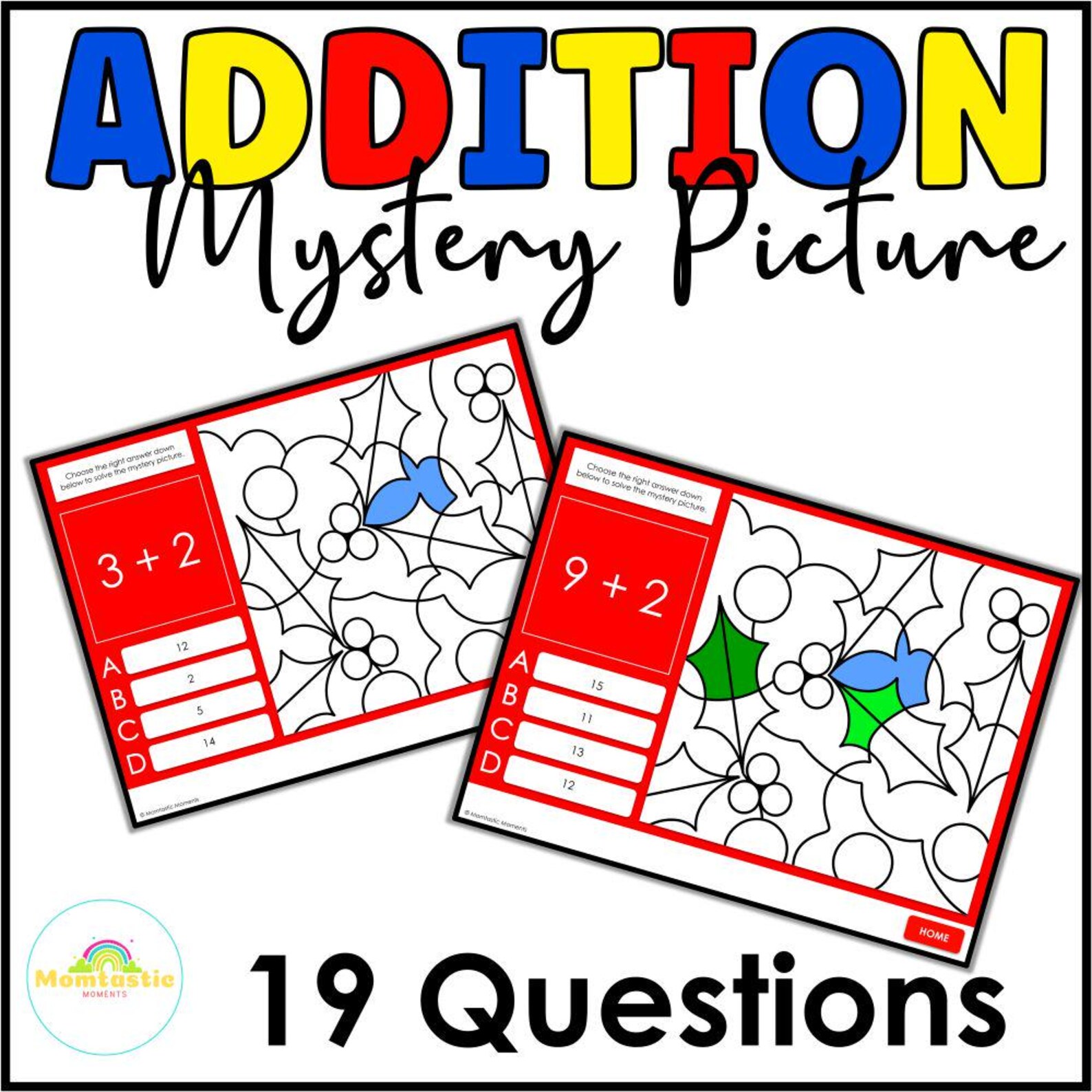 Addition Within 10 Powerpoint Game, Christmas Theme, Math, Mathematics ...