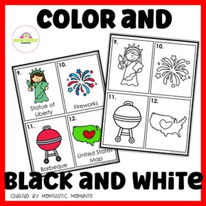 Patriotic 4th of July Write the Room Activity, Diffirentiated With ...