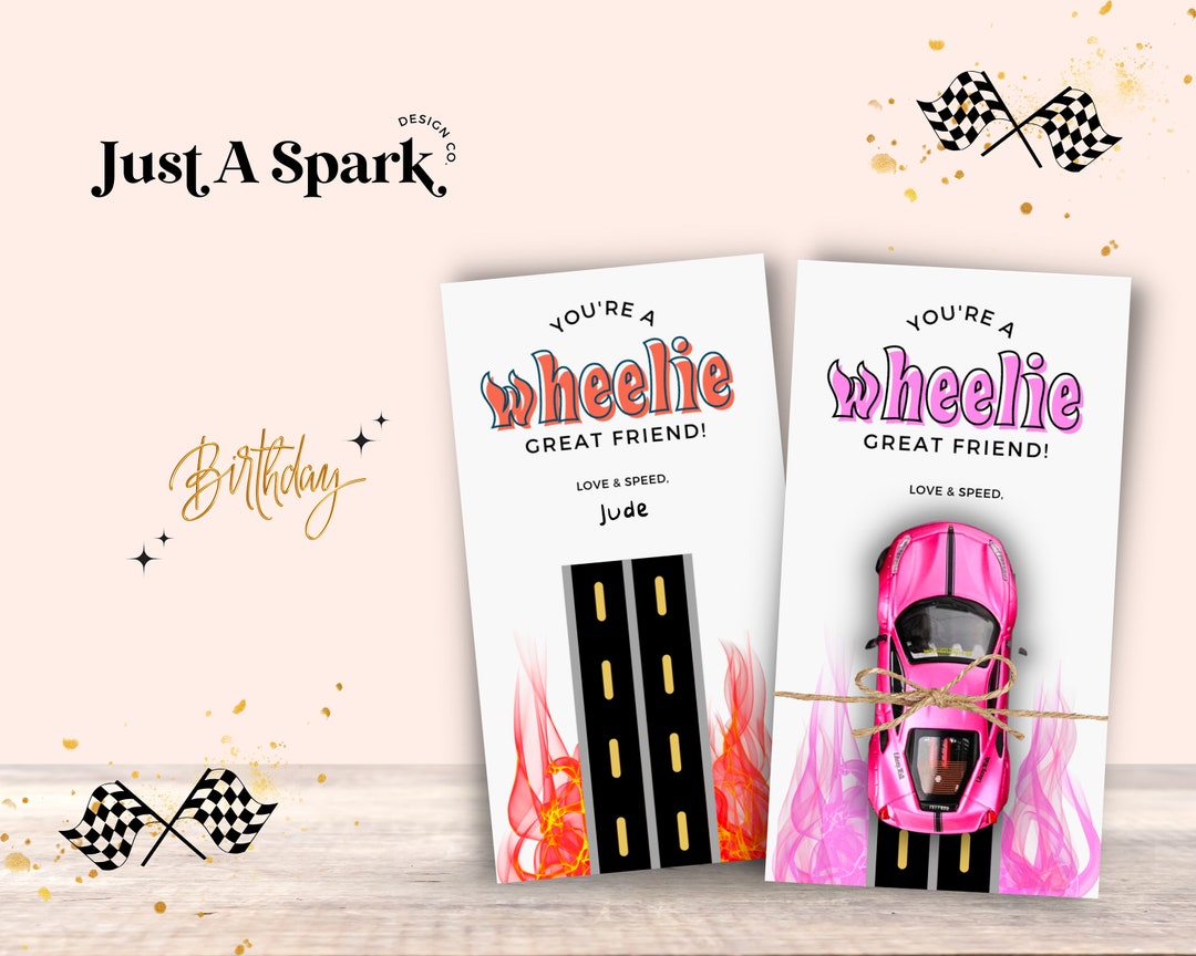 Race Car Favor Tags, Racing Birthday Tags, Race Car Themed Party Favor ...