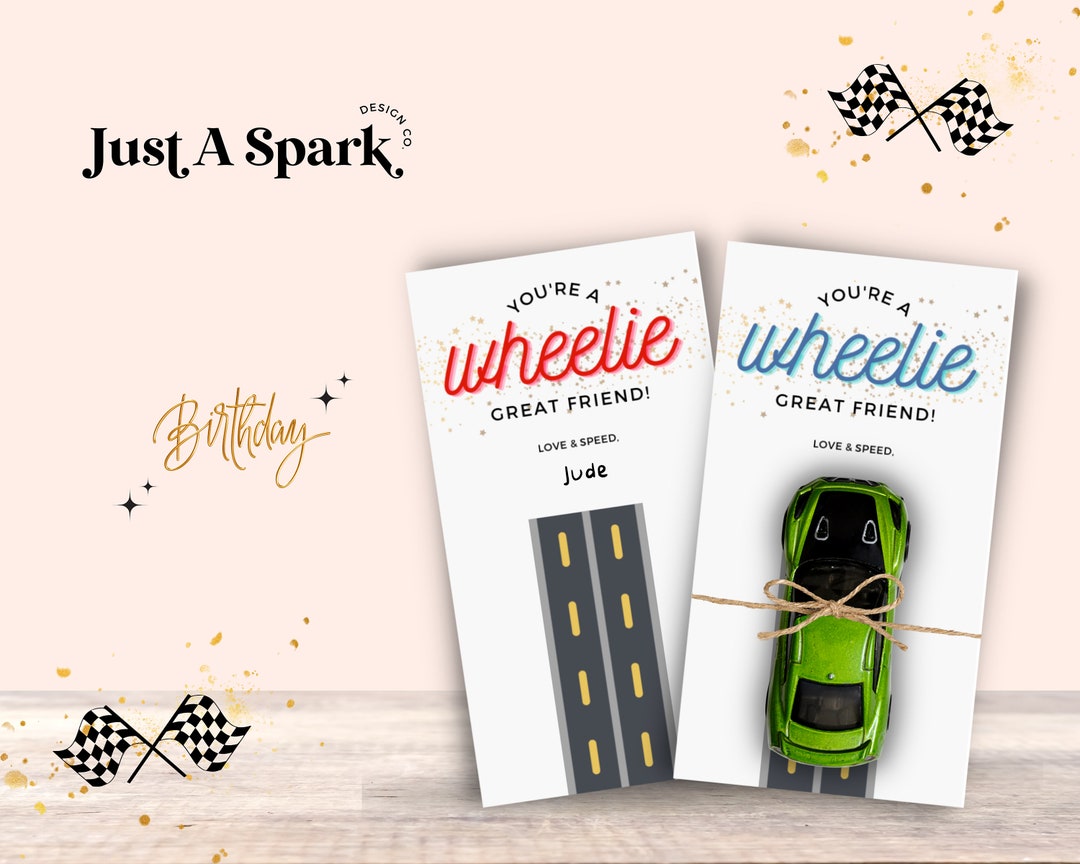 Race Car Favor Tags, Racing Birthday Tags, Race Car Themed Party Favor ...