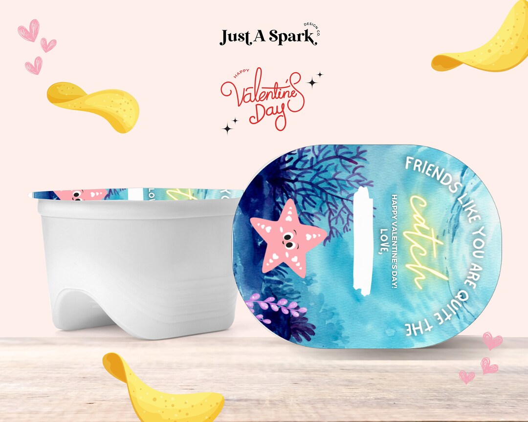 Pringles Valentines Day Favor Labels, Pringles Classroom Favor Treats ...