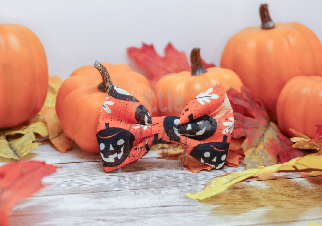 Spooky Ghost & Jack O Lanterns Pumpkin Halloween Fall Hair Bow - Etsy