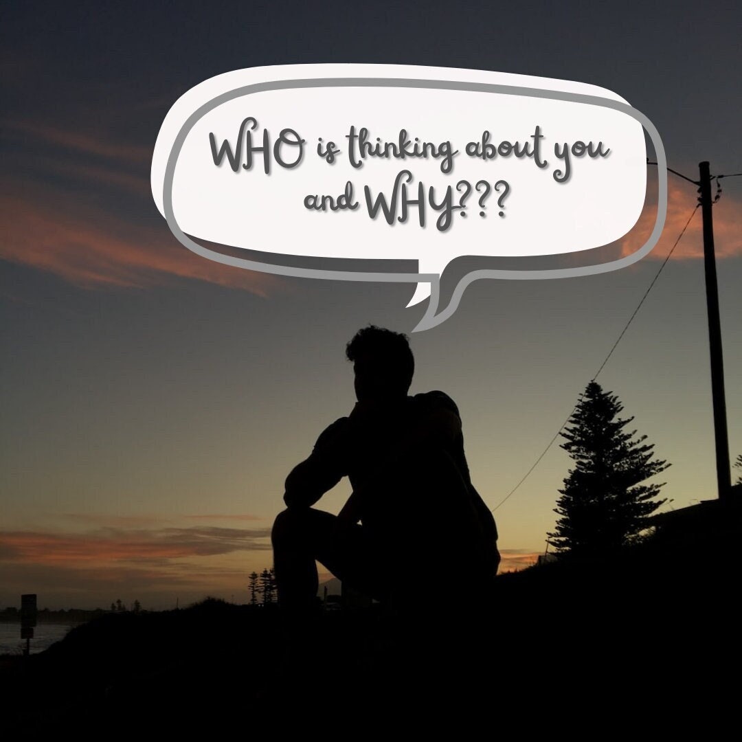 Who is Thinking About You and Why Psychic Tarot Reading - Etsy