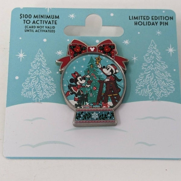 Mickey and Minnie Mouse Snow Globe - Etsy