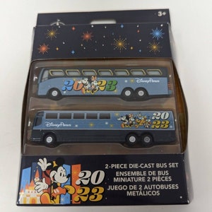 2023 Disney Parks 2 Piece Die Cast Bus Set - Etsy