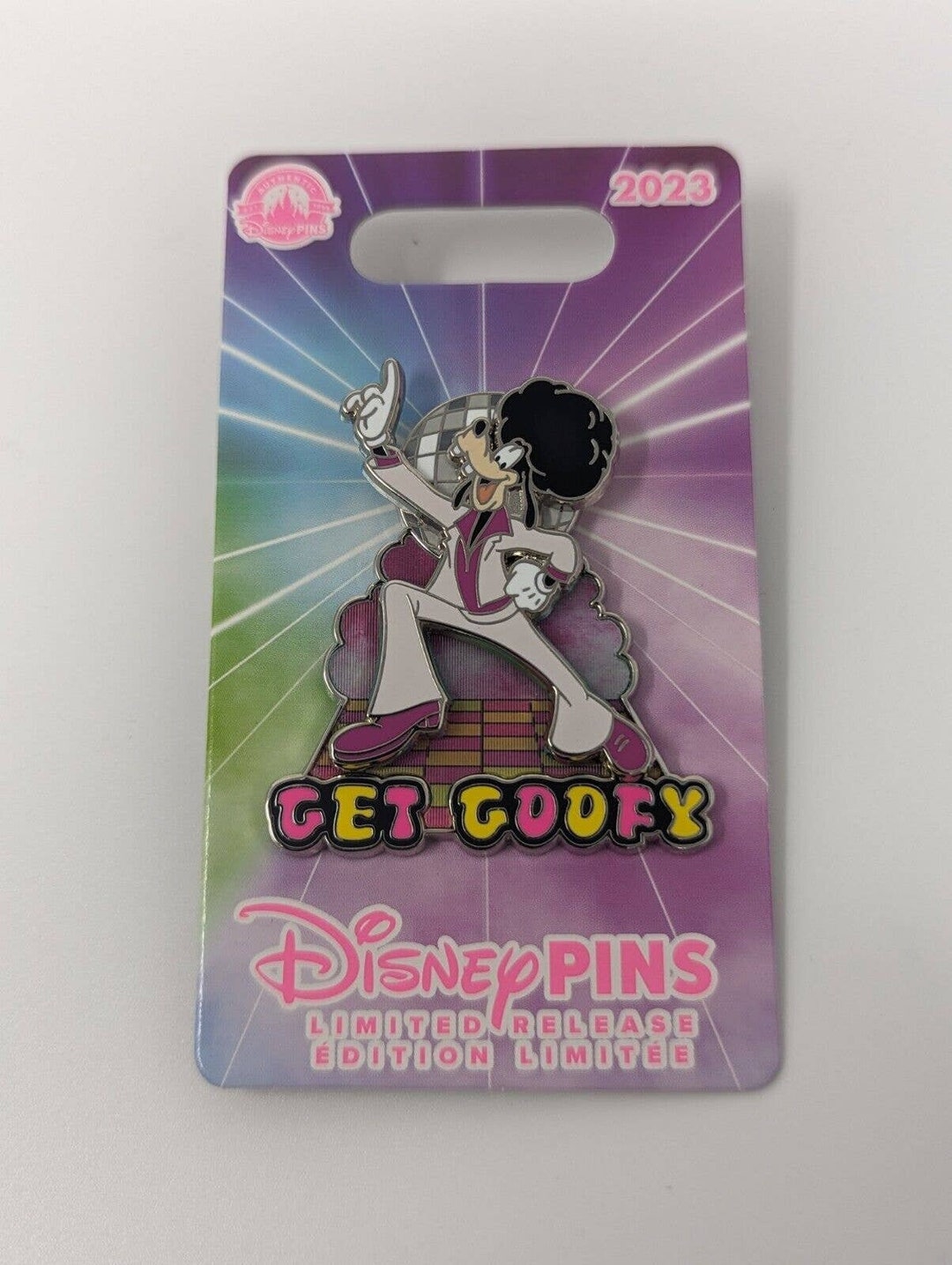 Get Goofy Retro 70s Disco Disney LR Pin - Etsy