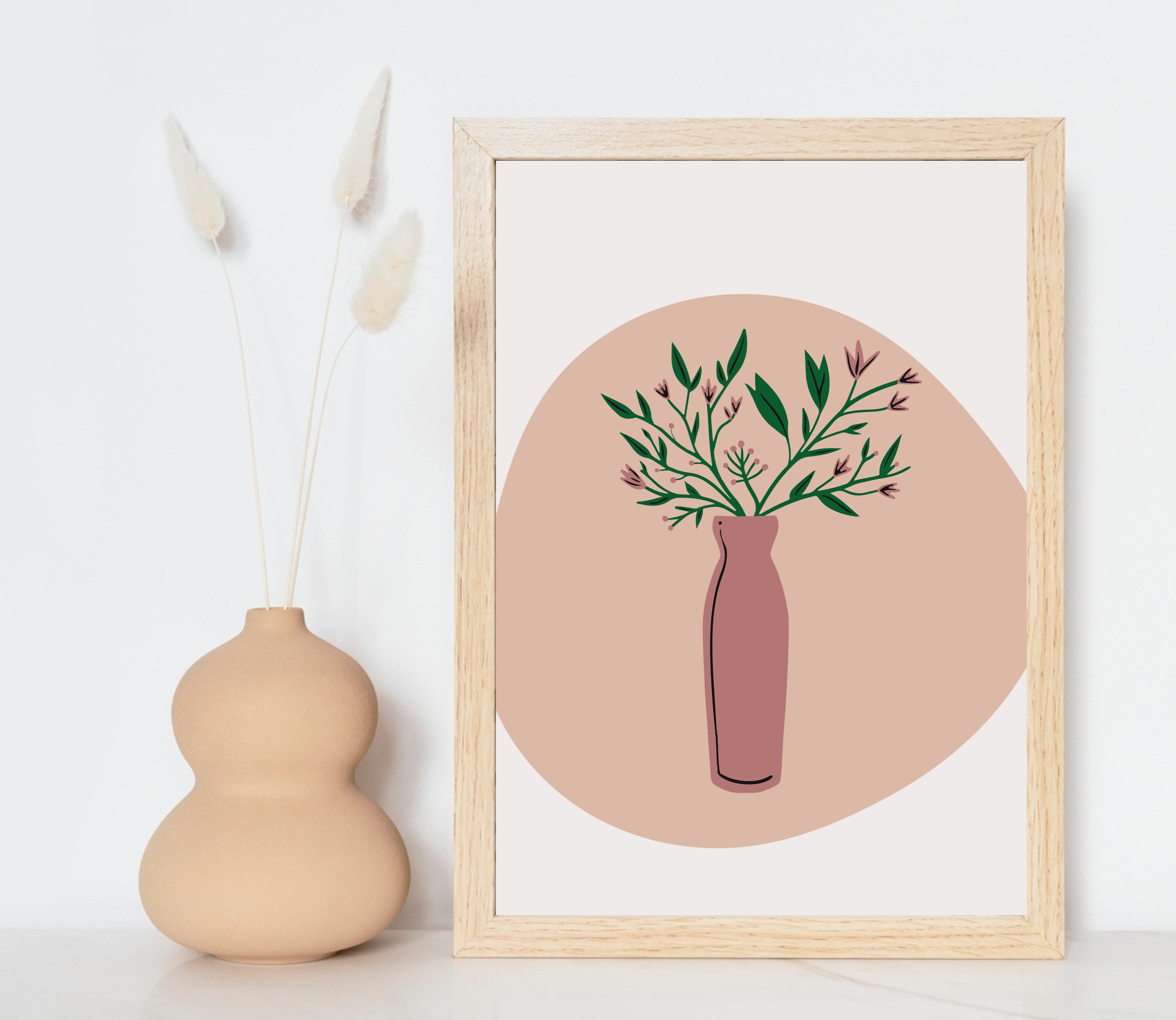 Abstract Pottery Art Print Downloadable Vase Print - Etsy