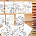 Summer Coloring Pages for Kids: Beach Holiday Designs (digital Download ...