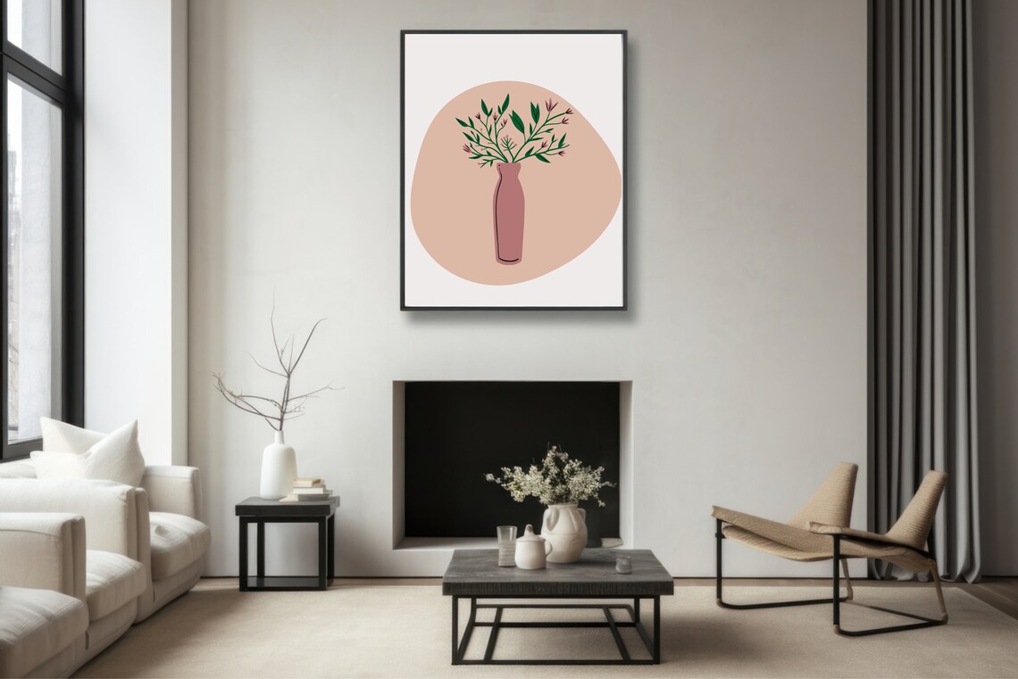 Abstract Pottery Art Print Downloadable Vase Print - Etsy