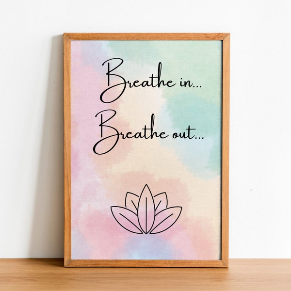 Breathe Out - Etsy