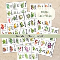Garden Labels - Etsy