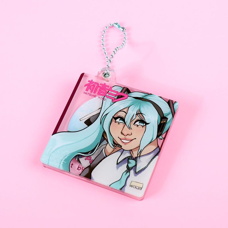 Interchangeable Miku Cd Keychain - Etsy
