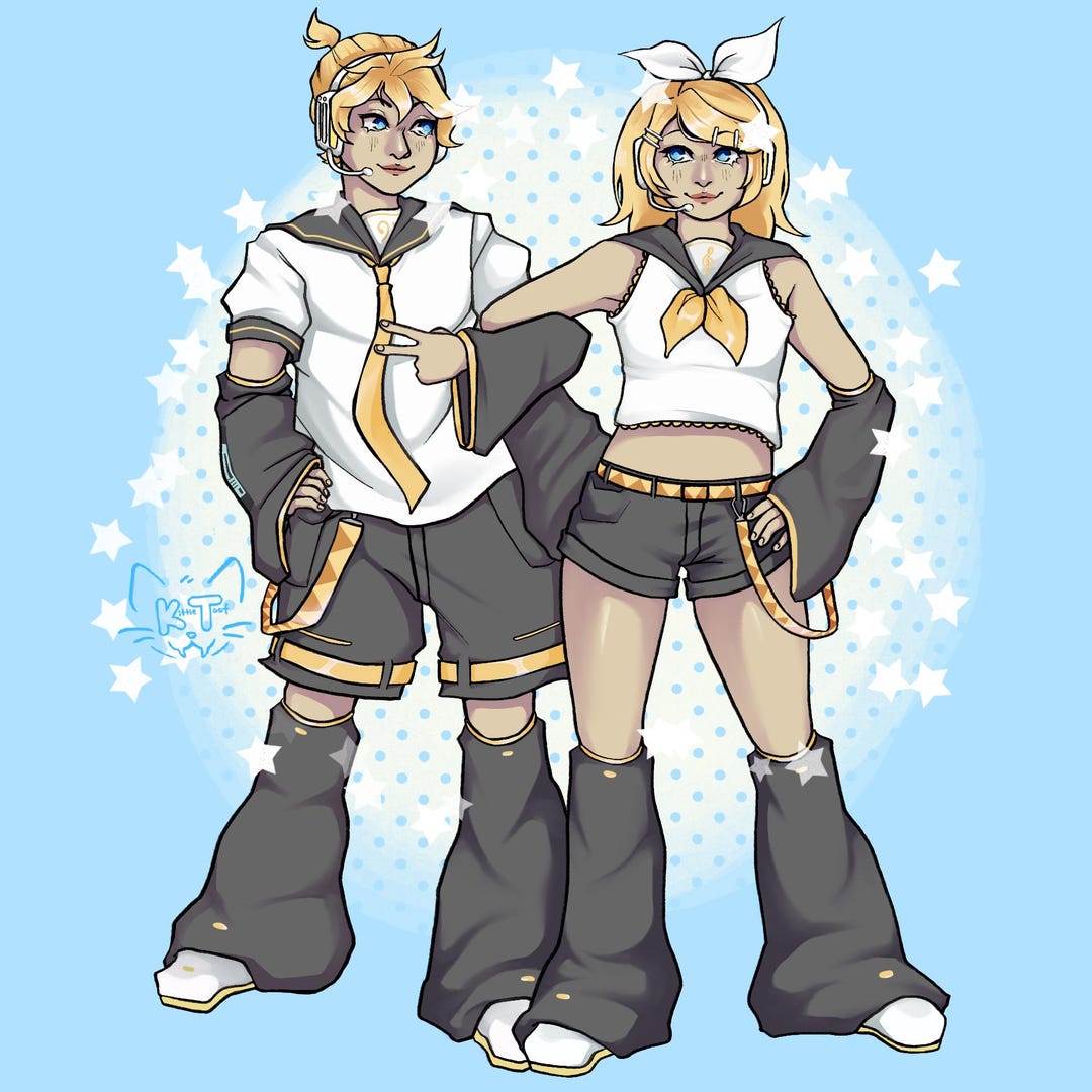 Rin and Len Vocaloid Standee - Etsy