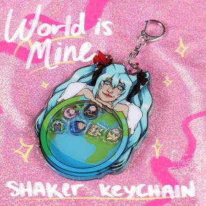 Hatsune Miku Shaker Keychain - Etsy
