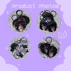 Dreamsmp Character Charms, Acrylic Epoxy Keychains - Etsy