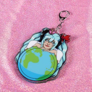 Hatsune Miku Shaker Keychain - Etsy