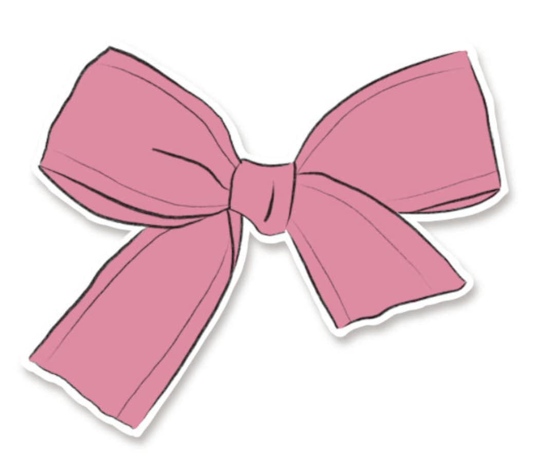 Pink Bow Digital Planner Sticker - Etsy