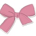 Pink Bow Digital Planner Sticker - Etsy