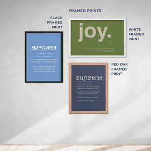 Custom Definition Print Word Art Sign Word Definition Poster ...